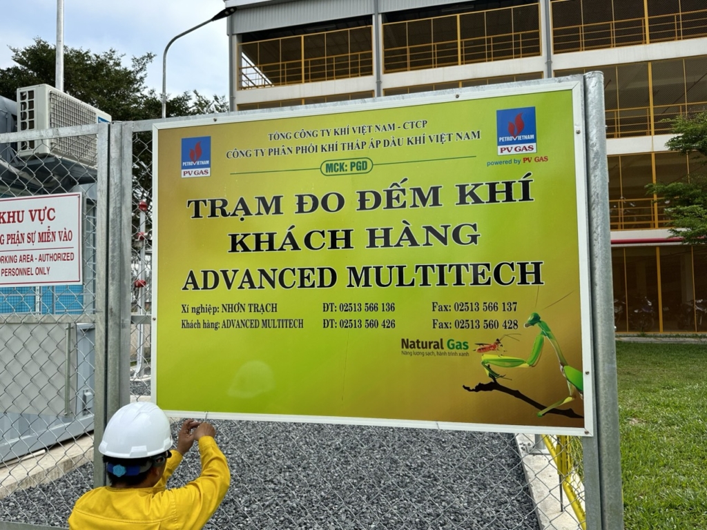 HỆ THỐNG ĐƯỜNG ỐNG, TRẠM TIẾP NHẬN KHÍ THIÊN NHIÊN CHO NHÀ MÁY ADVANCED MULTITECH VIỆT NAM « NMT Gas